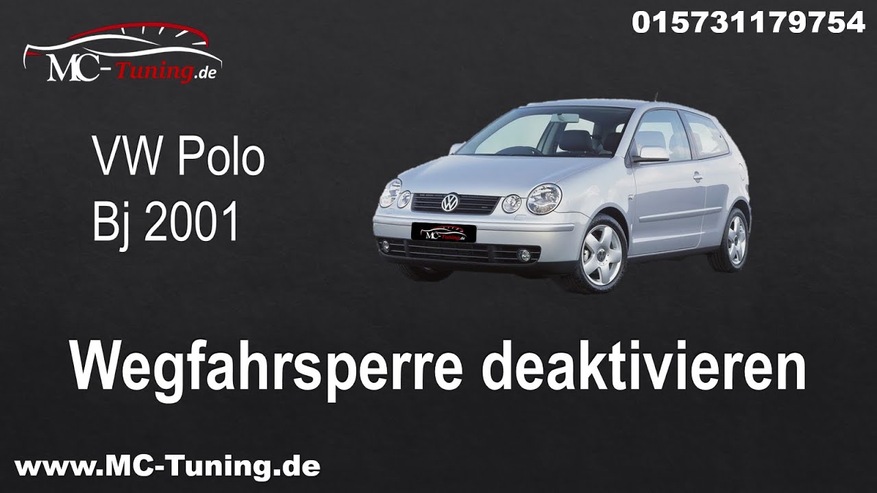 Polo 9n Wegfahrsperre Deaktivieren