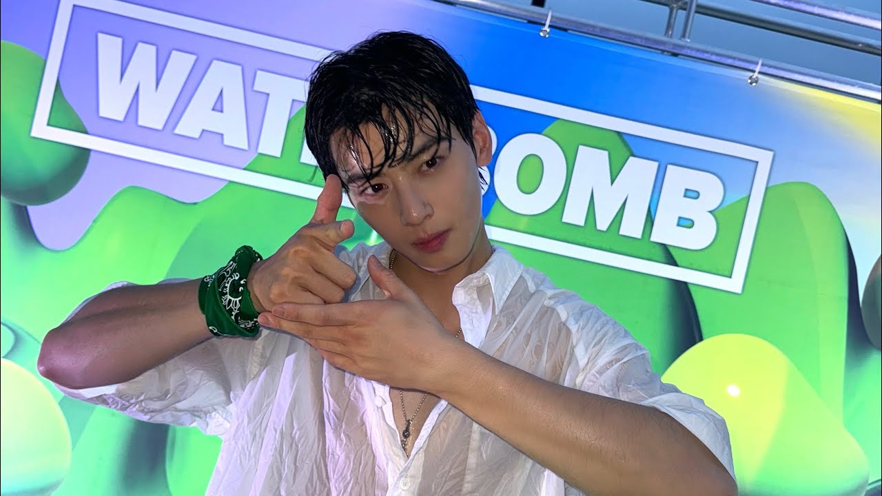 Fu*king great time CHA EUN-WOO (WATERBOMB SEOUL 2024) - YouTube