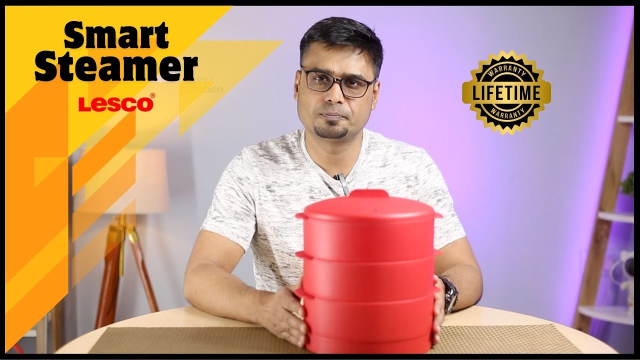 Lesco Smart Steamer | Steam It Easily | Food Grade Plastic | Recipes ...