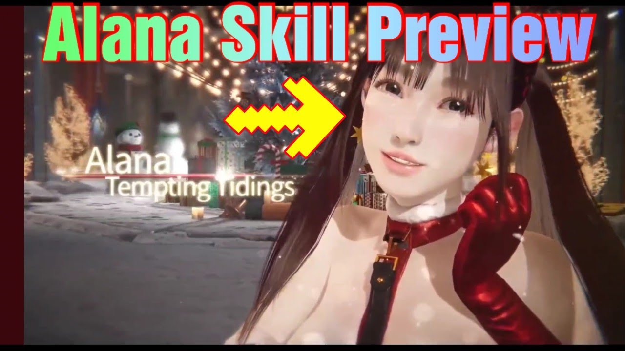 Rise Of Eros Christmas Alana Skill Animation Preview - YouTube