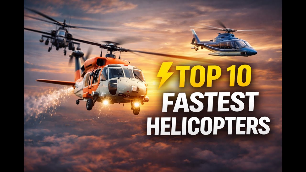 "Top 10 Fastest Helicopters in the World | Speed Demons of the Skies ...
