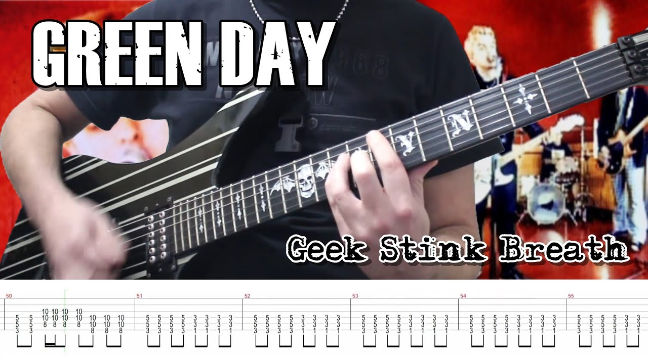 Green Day - Geek Stink Breath (Guitar Cover + TABS) - YouTube
