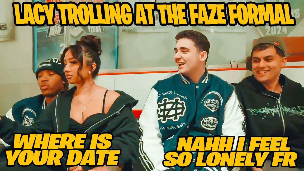 Lacy Was RIZZING Every Girl At The FaZe Formal But It Was a Disaster ...