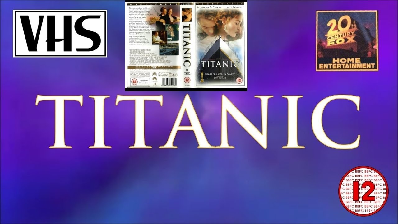 opening to titanic vhs widescreen uk (1997) 1998 - YouTube