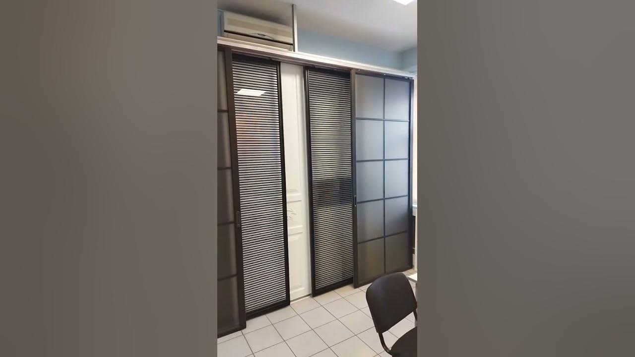 Раздвижные межкомнатные двери "Планер", подвесные, с доводчиками ...