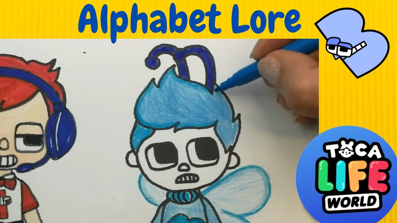 How to Draw Toca Boca character, Alphabet Lore in Toca Life world - YouTube