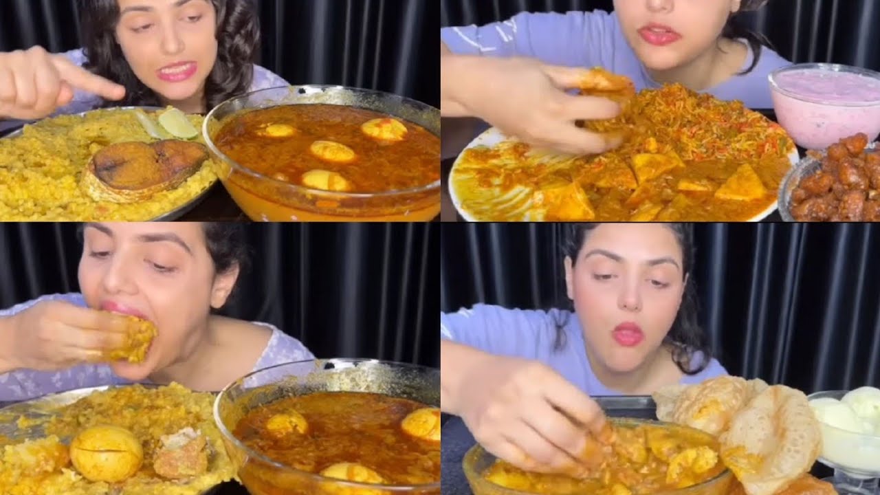 EGG CURRY KHICHRI VEG BIRYANI ALLU PURI PANEER RASMALAI FISH 🐟 ♥ ...