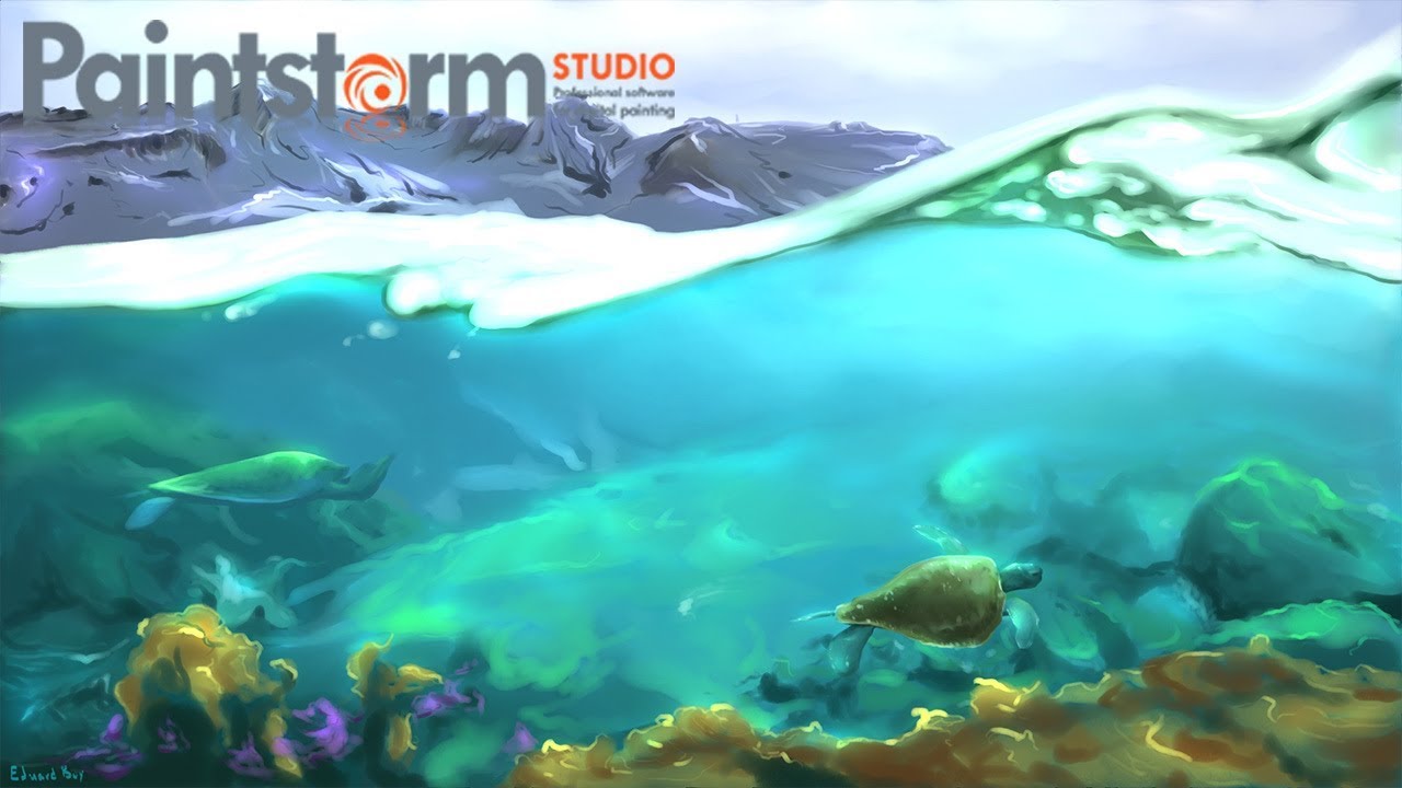 "Under" 2 Hour Digital Painting in Paintstorm Studio - YouTube