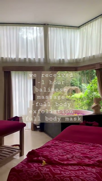 we loved our trip to the kaveri spa of the udaya resort in ubud, bali, indonesia 💐 - YouTube