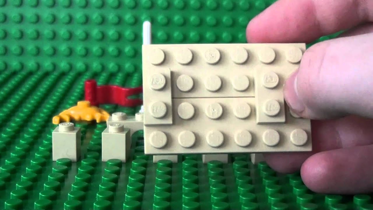 How To Build A Lego Sandcastle Beach Scene - YouTube