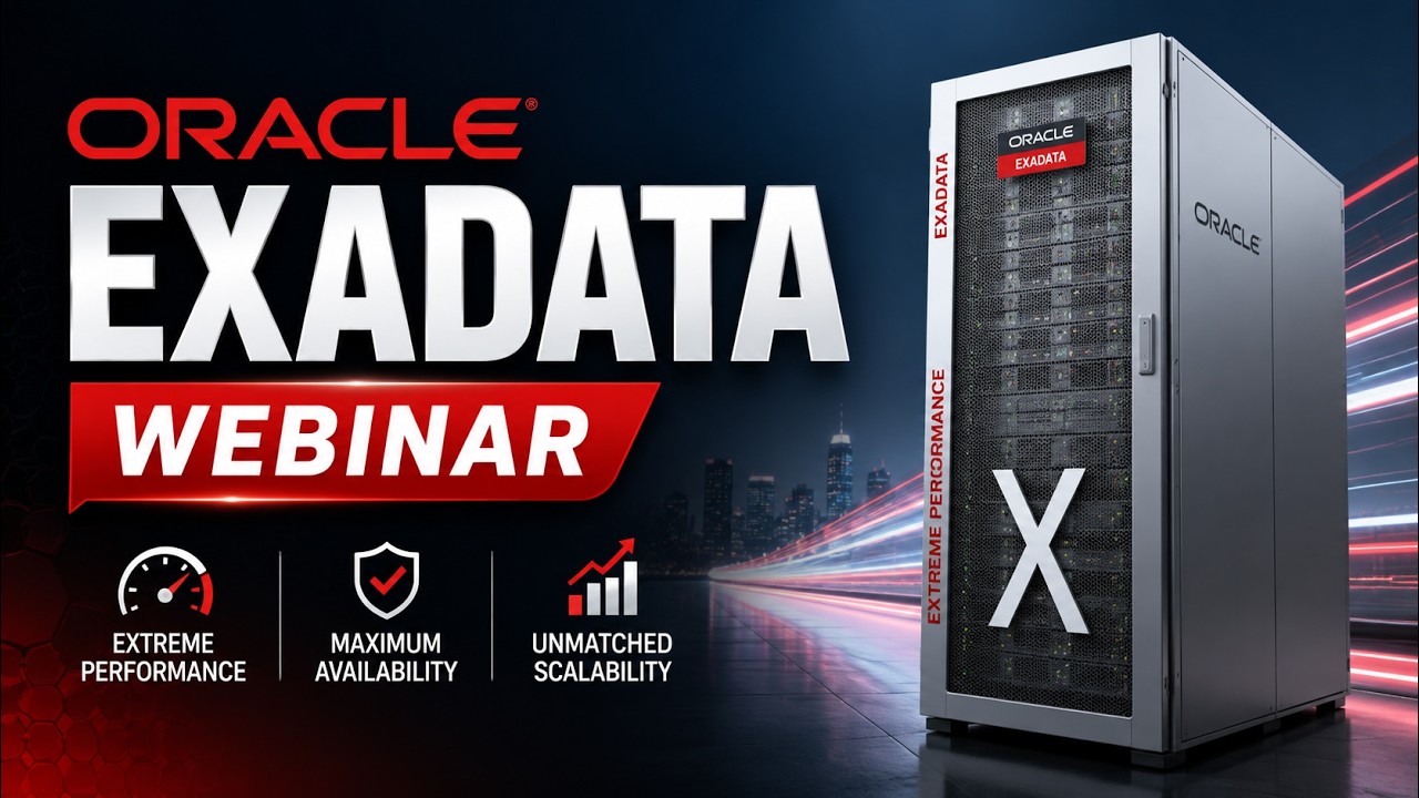 Oracle Exadata Webinar: Learn Real-Time DBA Skills - YouTube