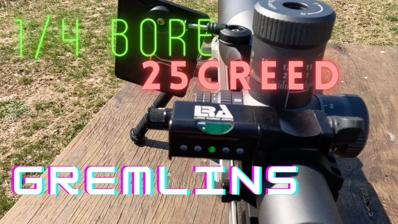 1/4 Bore Bliss - 25 Creed Test - YouTube