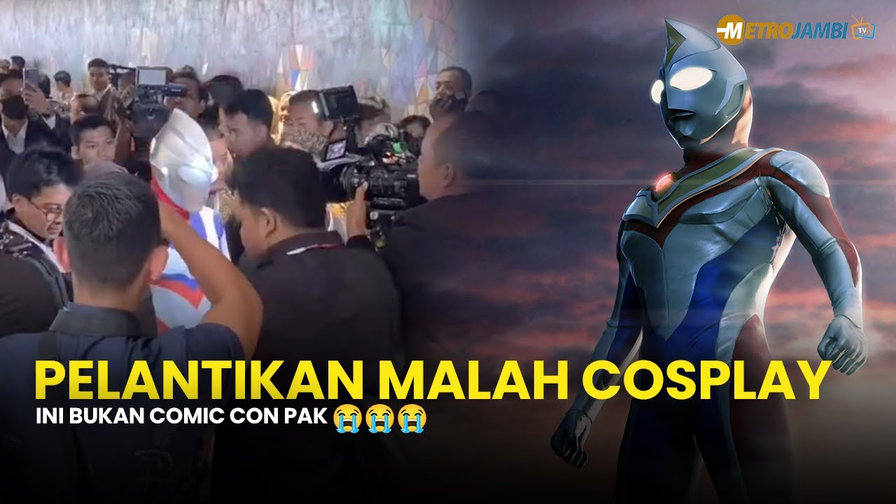 Anggota DPR Cosplay Ultraman Saat Pelantikan: Saya Mau Lawan Gatanozoa ...