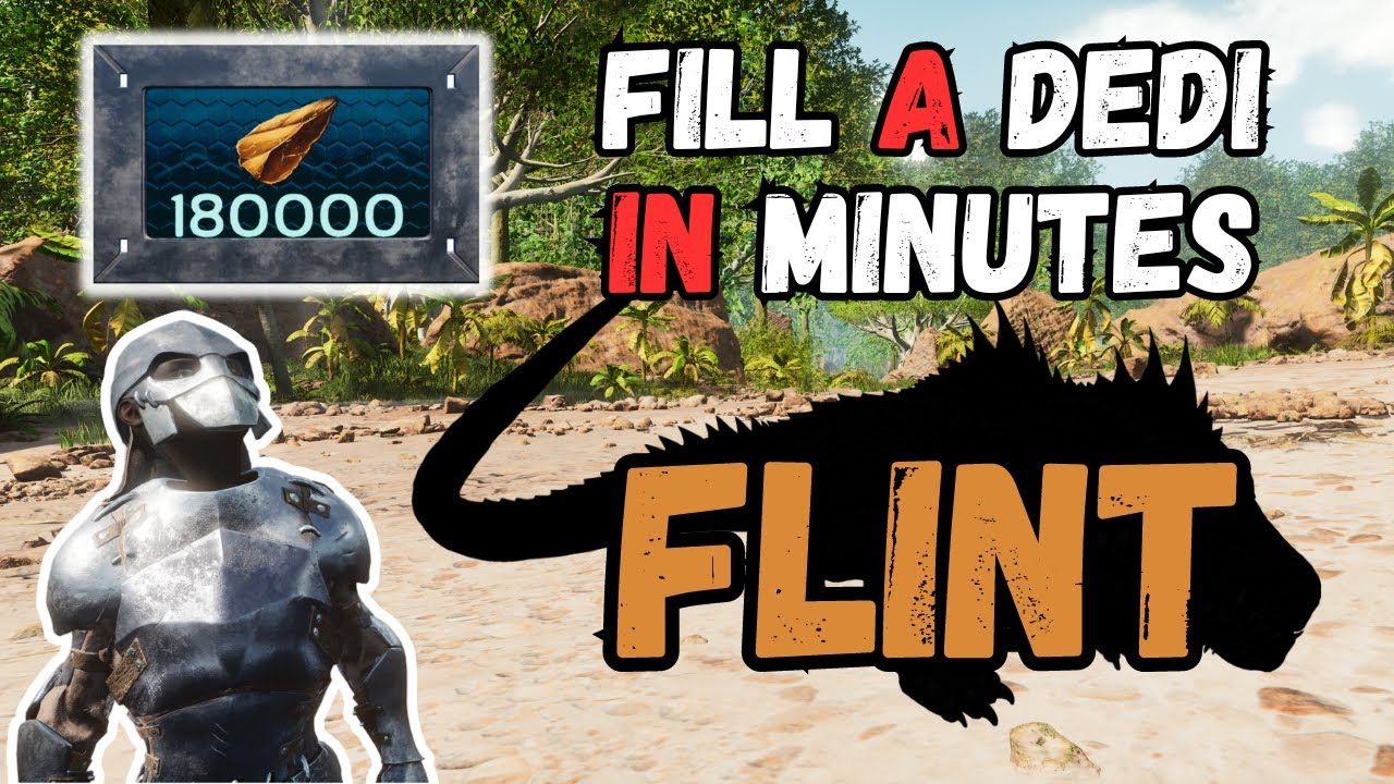 ASA - FASTEST Way To Farm Flint - Farm Like Alpha Tribes! (ARK ...