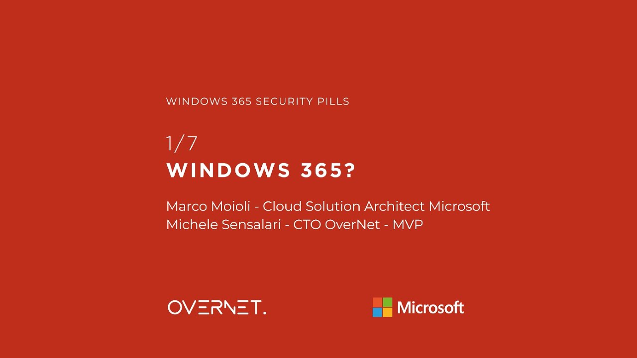 Windows 365 Security Pills: 1/7 - Windows 365? - YouTube