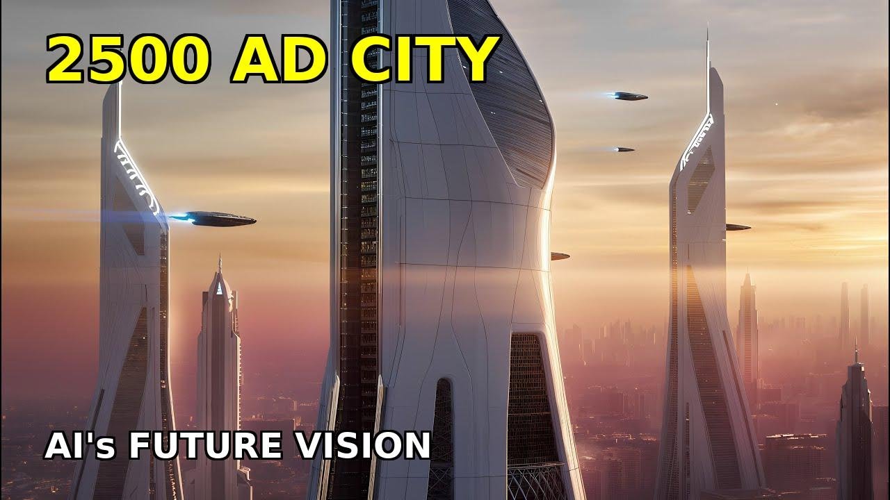 What AI Thinks Earth Will Look Like in 2500 AD (White Future City ...