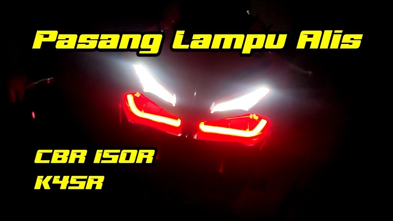 Pasang Alis CBR150R K45R | Modifikasi CBR - YouTube