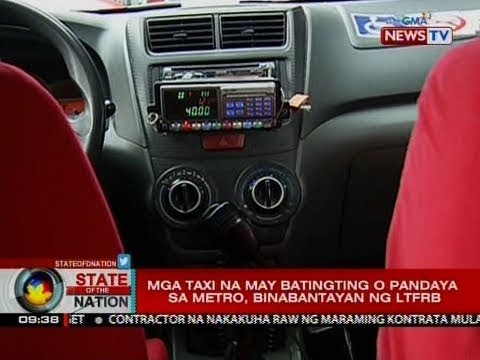 SONA: Mga taxi na may batingting o pandaya sa metro, binabantayan ng ...