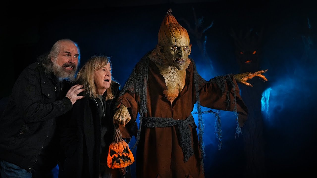 Pumpkin Witch Halloween Prop with Creepy Haunted Jack-O-Lantern by ...