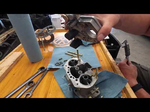 Weber Carb Float Setting - YouTube