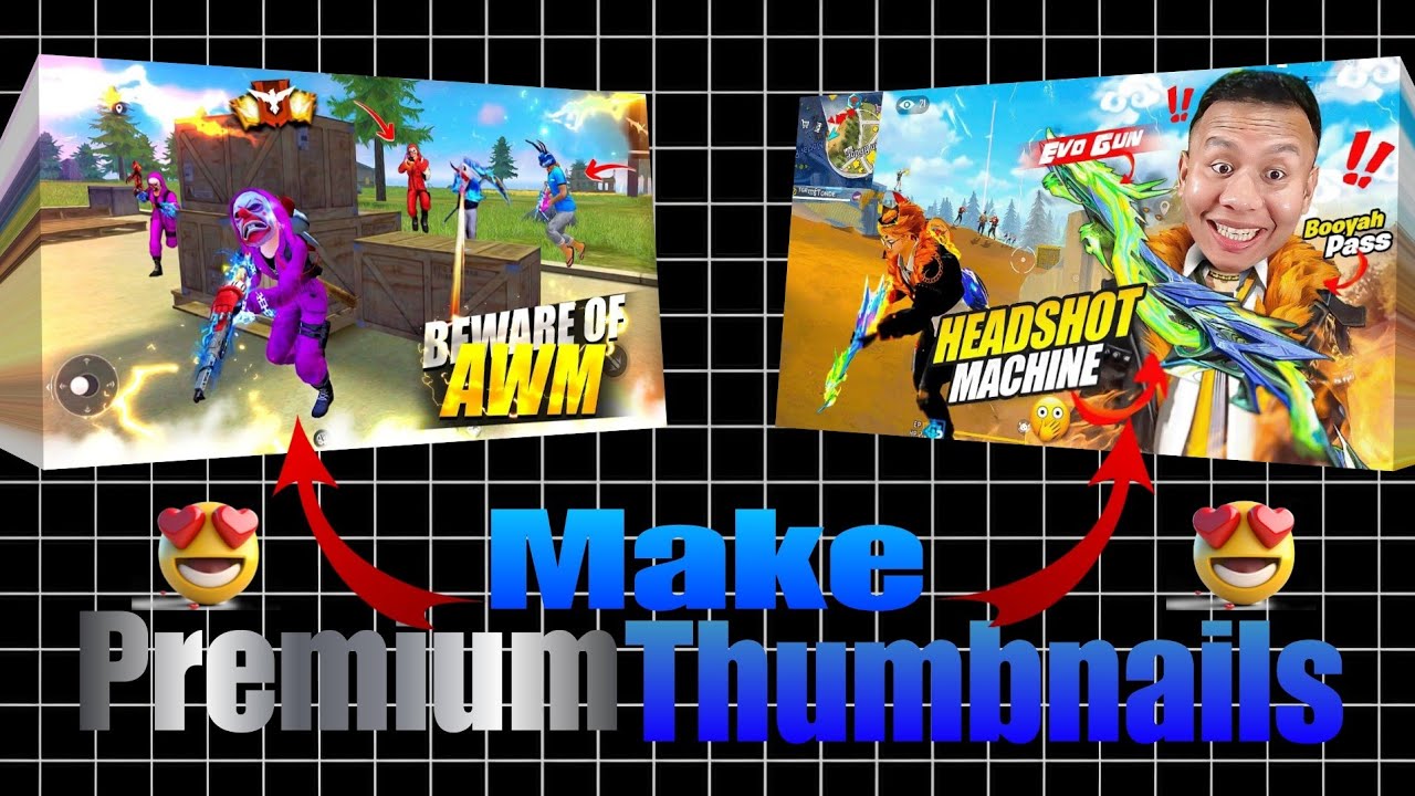 Free Thumbnail Editing Material Pack🤯 | How To Edit Free Fire Thumbnail ...