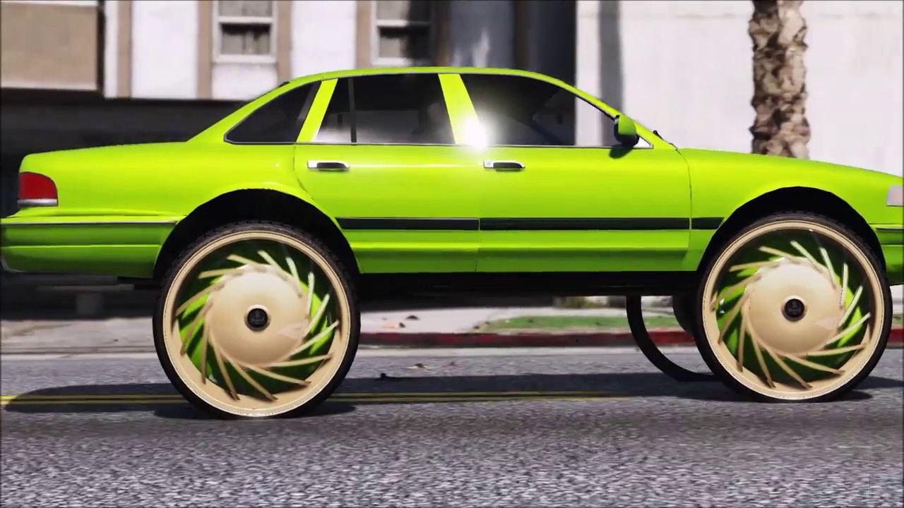 GTA 5 ShortFilms | Ford CrownVic On 32 inch DubWheel Floaters ...