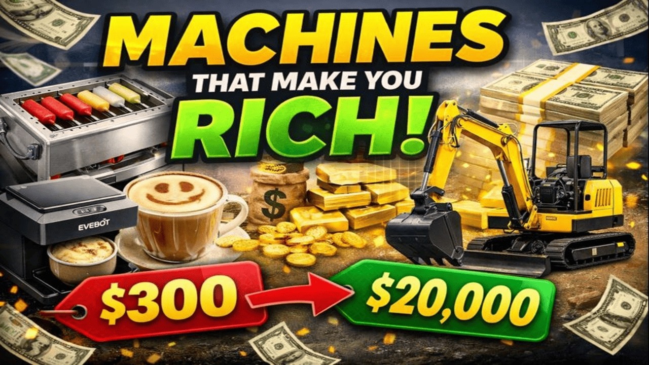 25 Small Machines That Can Make You Rich in 2025 | Smart Business Ideas ...