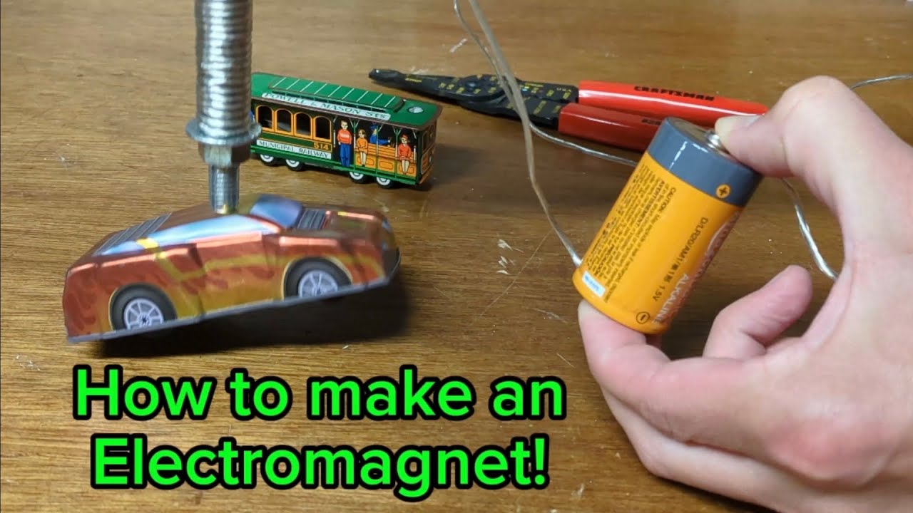 How to make an Electromagnet! - YouTube