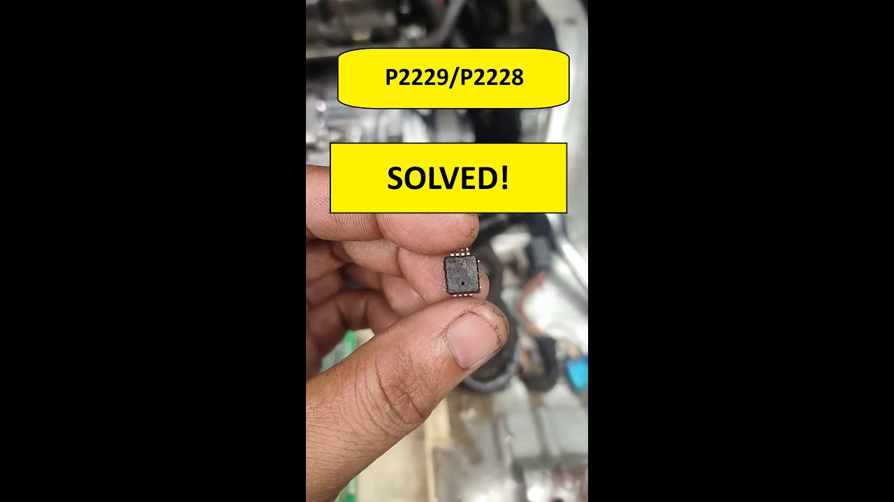 P2228 / P2229 Barometric Pressure Sensor Error - Solved! #HIACE 2KD ...