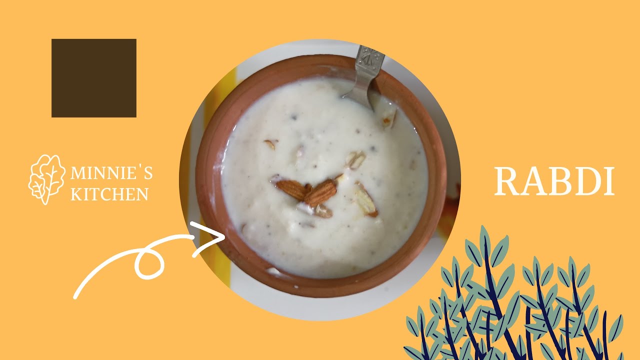 RABDI | रबड़ी | Instant Rabdi Recipe | Sweet Dish - YouTube