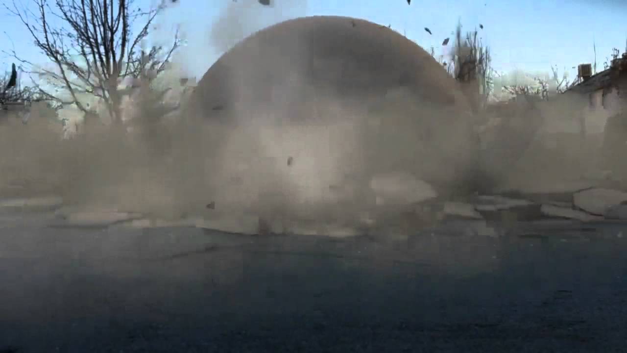 Special FX GIANT FALLING ROCK - YouTube