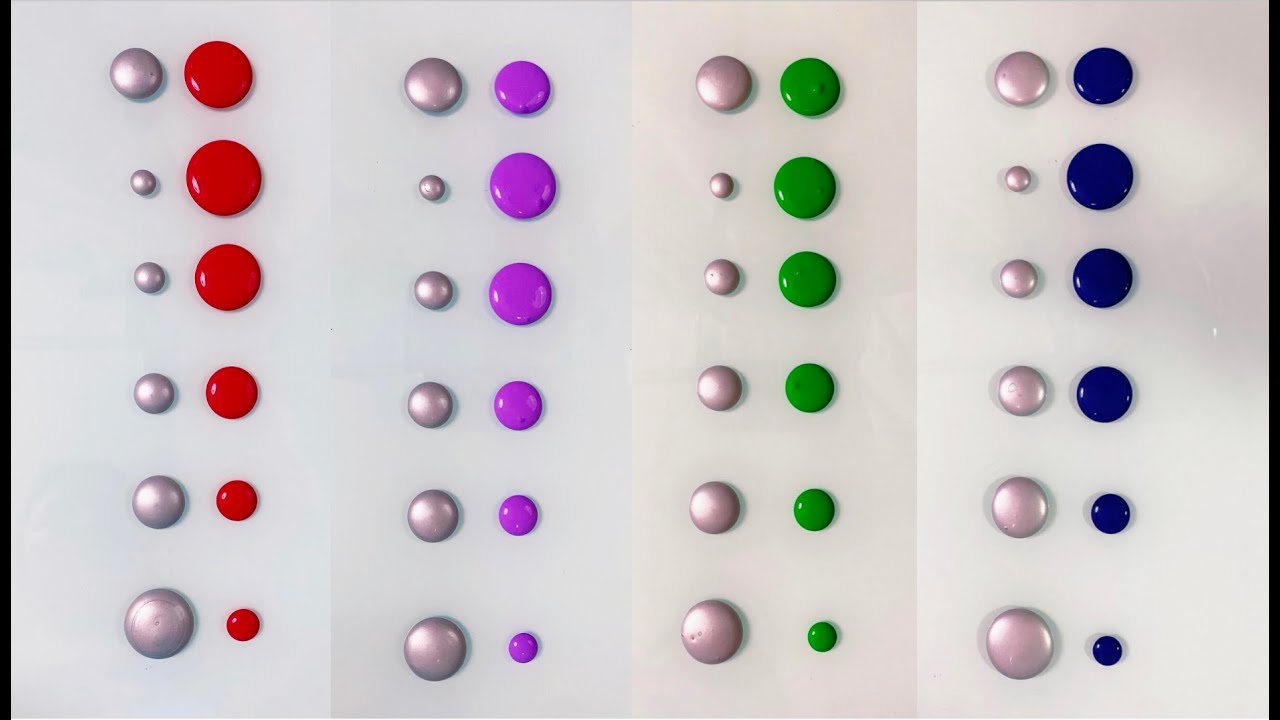 How To Make 5 Different Shades Of Colors2!!! N.3｜MIxing Color｜Relaxing ...