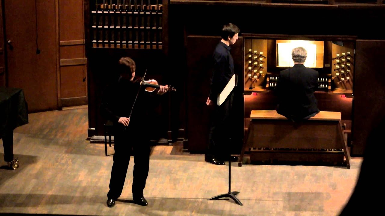Vitali "Chaconne" violin with organ - YouTube