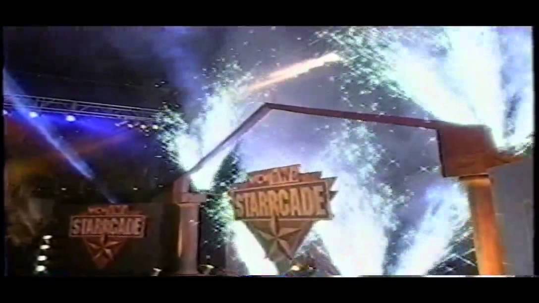 Point and Laugh as the WCW Starrcade Logo Almost Blows Of Its Hooks ...