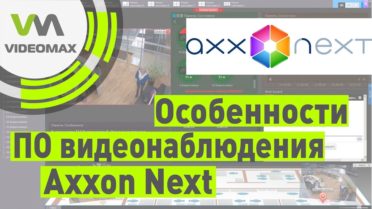 Программа для IP видеонаблюдения Axxon Next. Основные особенности - YouTube