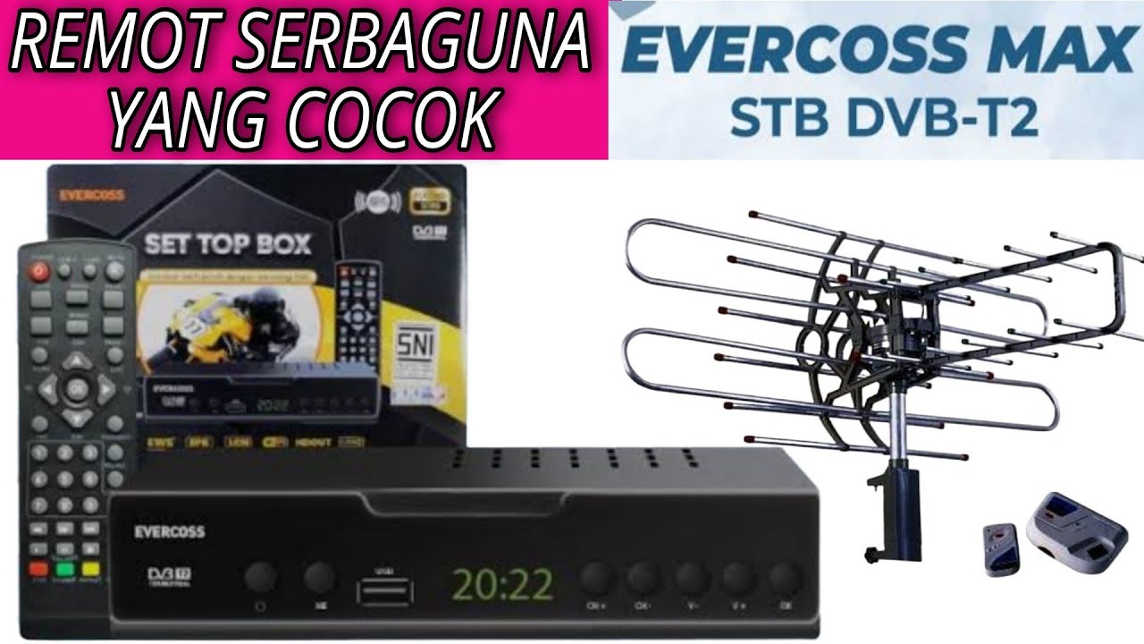 Remot Pengganti Serbaguna Jika Remot Bawaan Rusak Atau Hilang Di STB TV ...