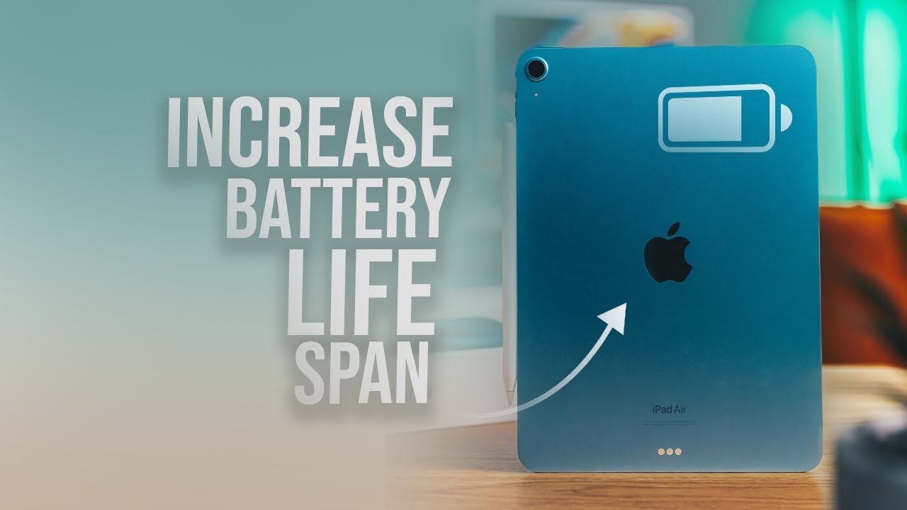 How to Increase the Life Span of a iPad Battery (explained) - YouTube