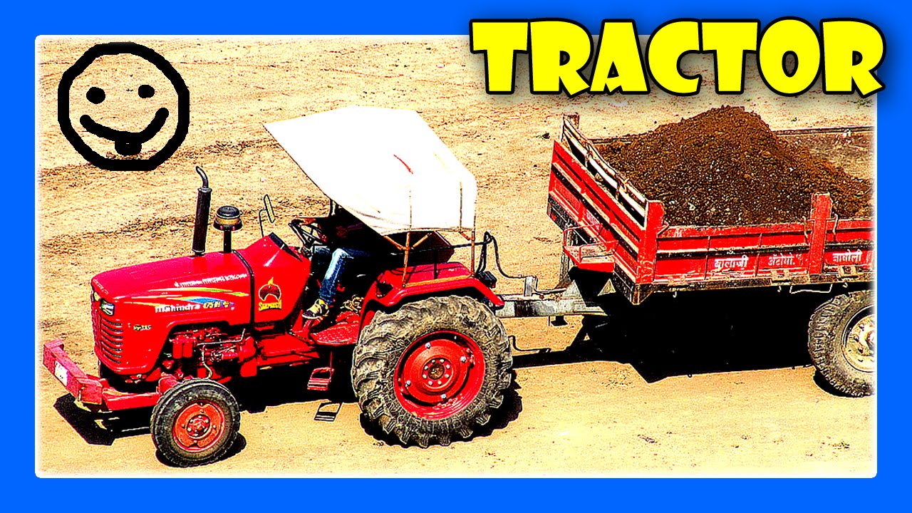 Tractors For Children - Tractor Videos, Tractors Working, Excavator ...
