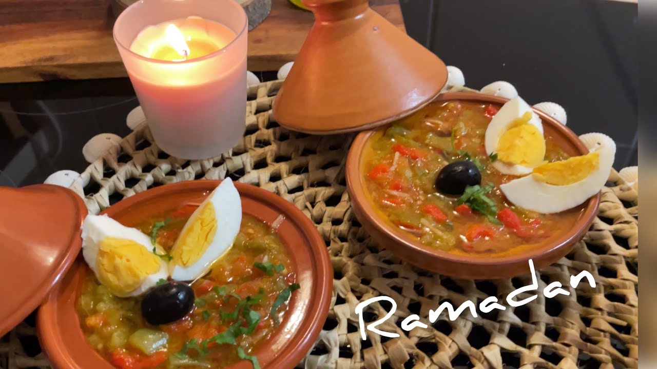 Salade méchouia pour ramadan/ hmiss/chlita plat traditionnel / algérois ...