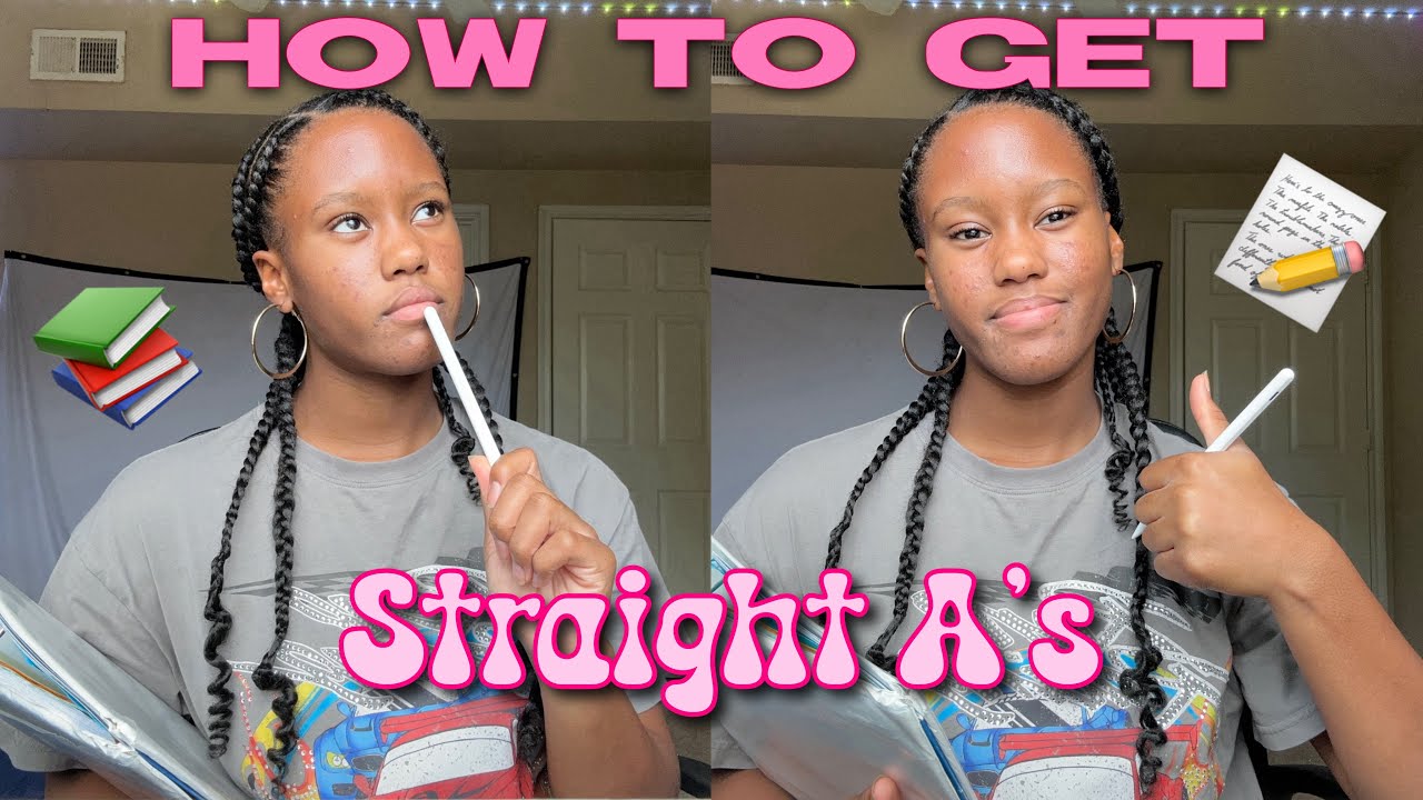 How To ACTUALLY Get & Maintain Straight A’s | How To Be That Girl This ...