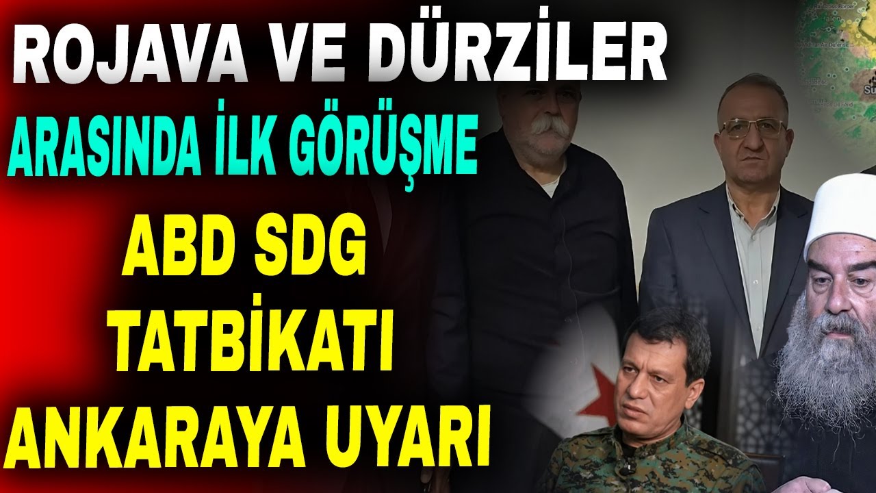 Rojava Ve Dürziler Arasında İlk Görüşme! Ankara'ya Uyarı! - YouTube