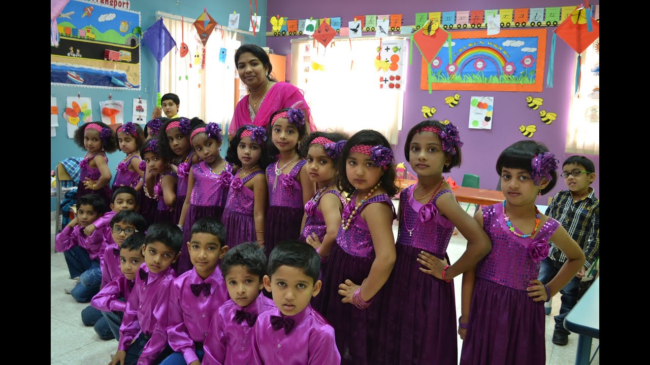 BRIGHT RIDERS SCHOOL Annual Day 2014-15 KG-2 Dance Performance - YouTube