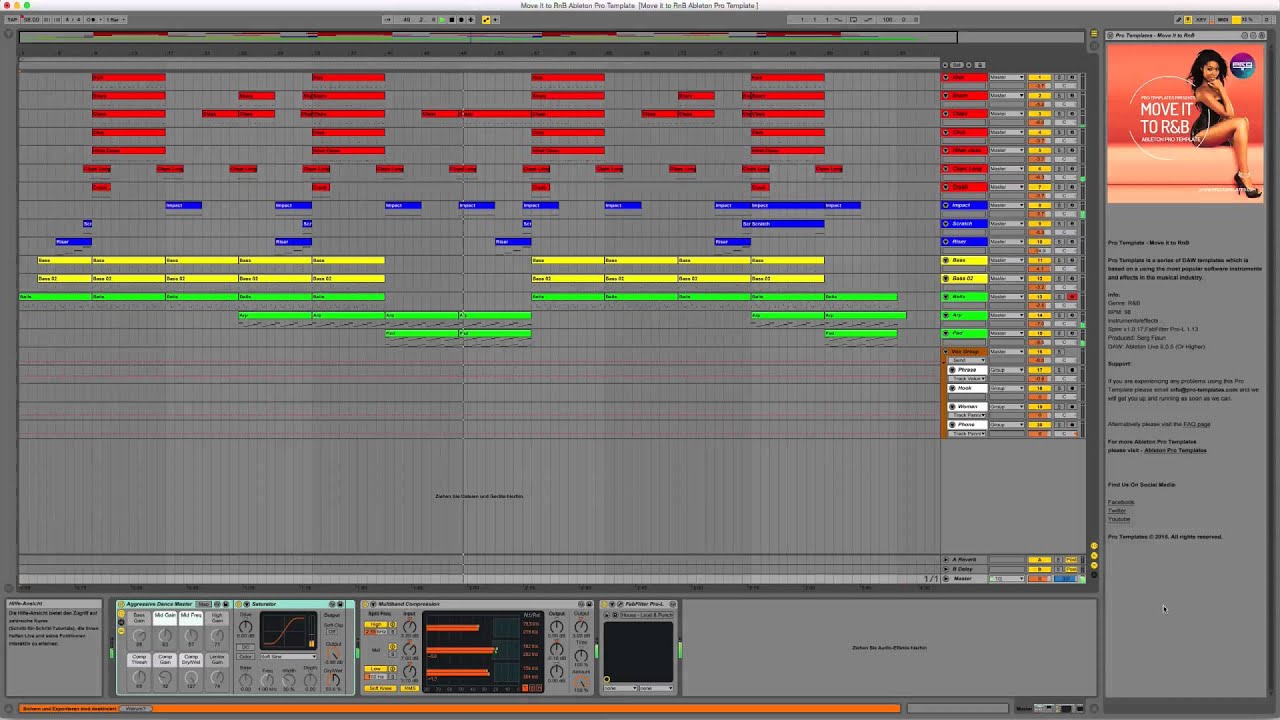 Move it to RnB Ableton Pro Template - YouTube