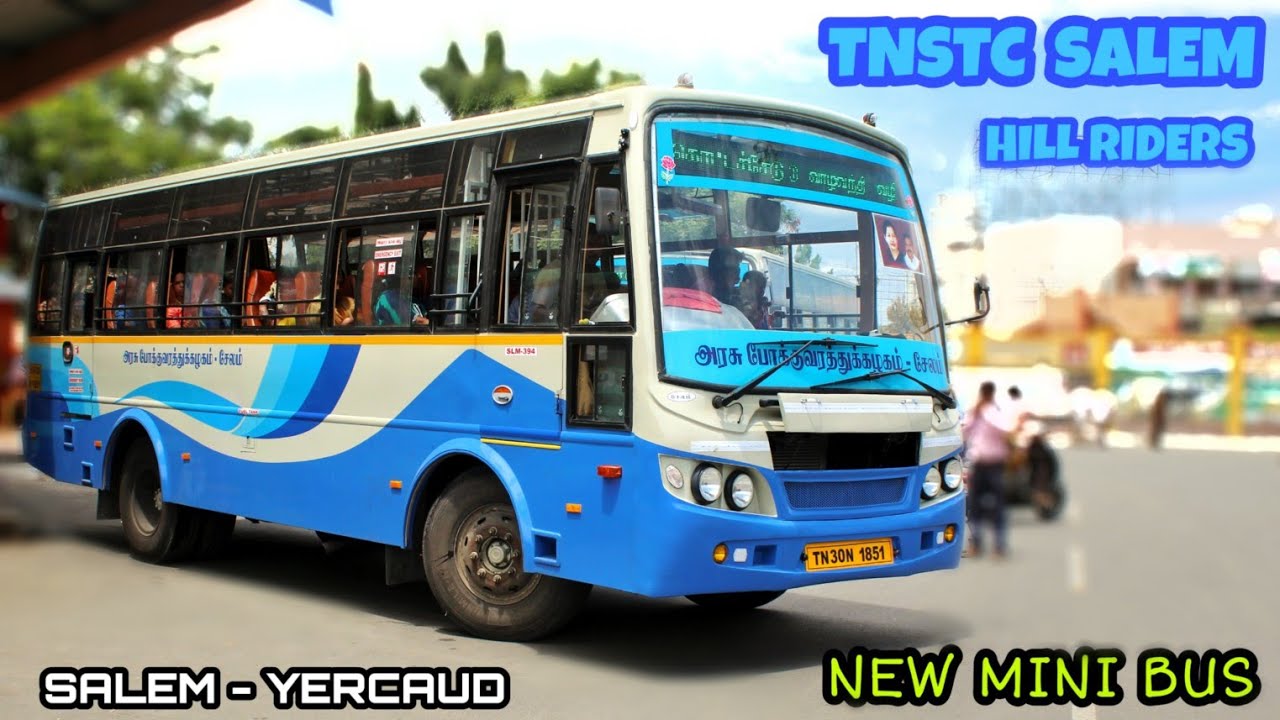 TNSTC SALEM | New Mini Buses 🏙️ SALEM - YERCAUD ⛰️ | Climbing hills 🤩 ...