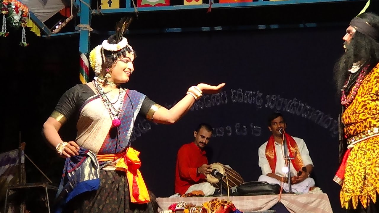 Yakshagana -- Manishada - 12 - - Kannadikatte - Prajwal - Marnad - YouTube