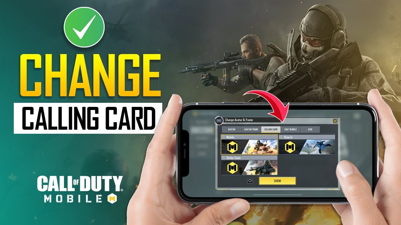 how to change calling card in Call of Duty on iPhone | change COD ...