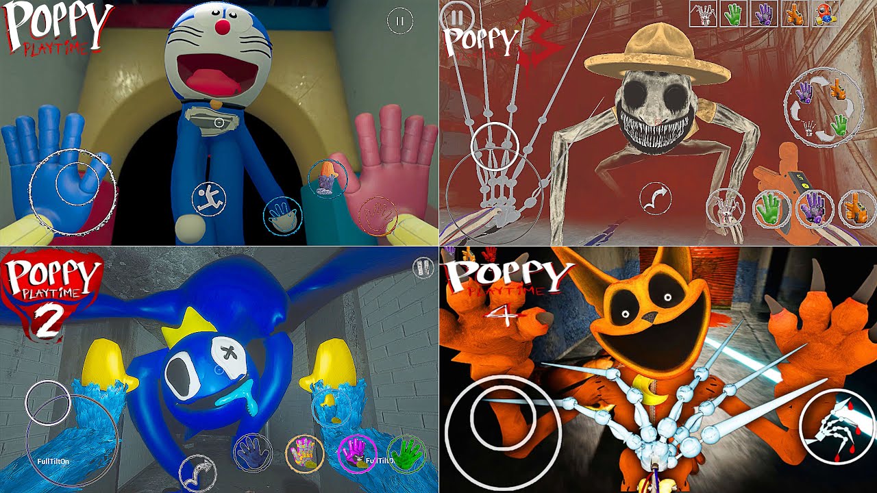 POPPY PLAYTIME Mobile vs PC Which Has MORE Jumpscares?(Poppy Playtime 1 ...