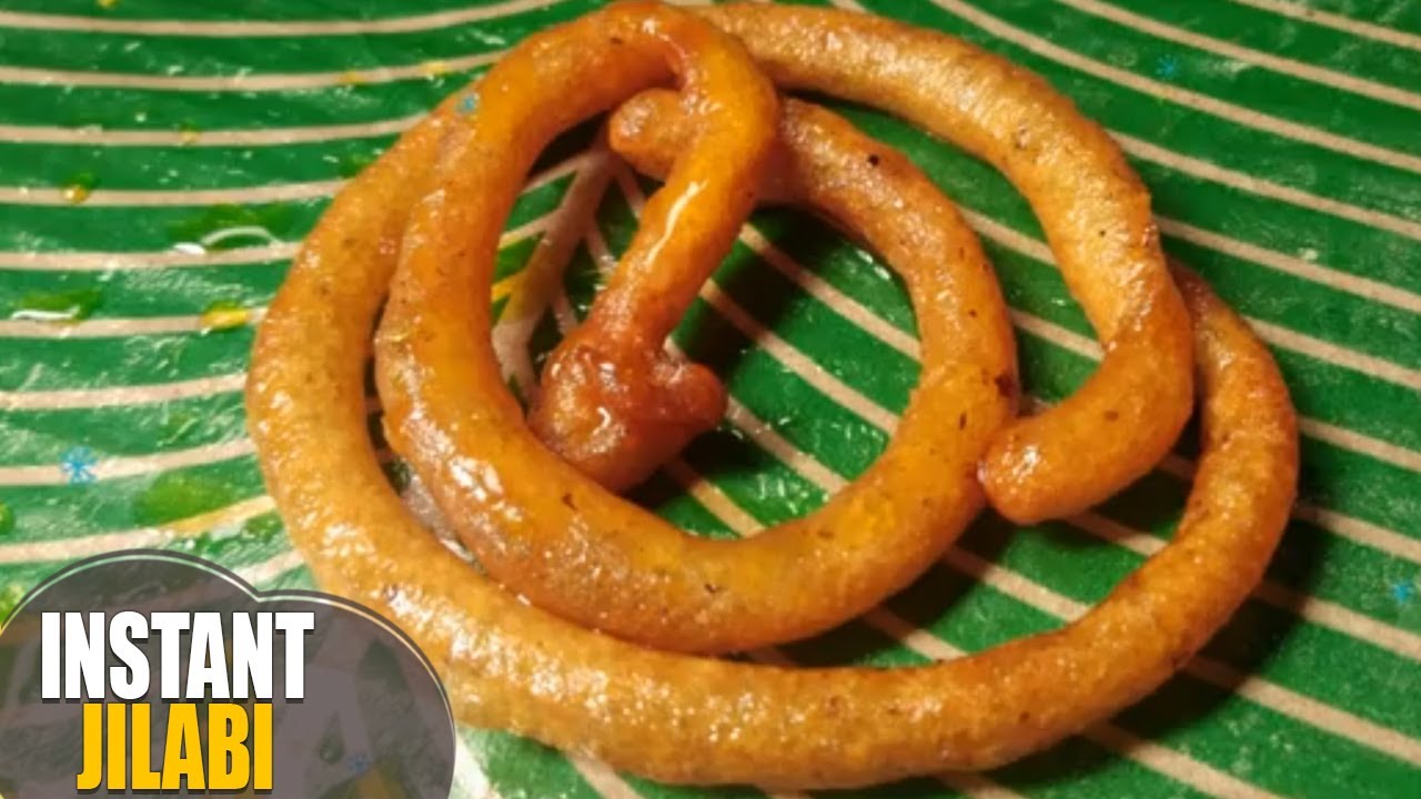 Instant Jilabi Making at home | Very Fast Sweet Recipes by Latha ...