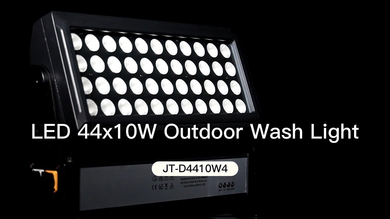 Joyfirst IP65 LED 44pcs 10W Outdoor Stage DMX Wash Light - YouTube