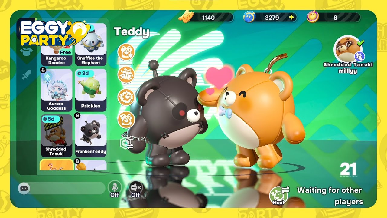 Eggy Party: Hype Arena - Teddy Gameplay Walkthrough - YouTube